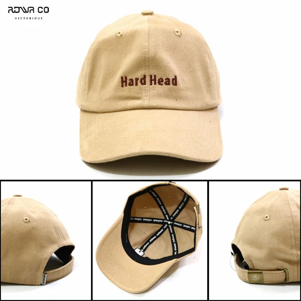 Jual Everside | Polocap Topi Cream Kode Hard Head | Shopee Indonesia