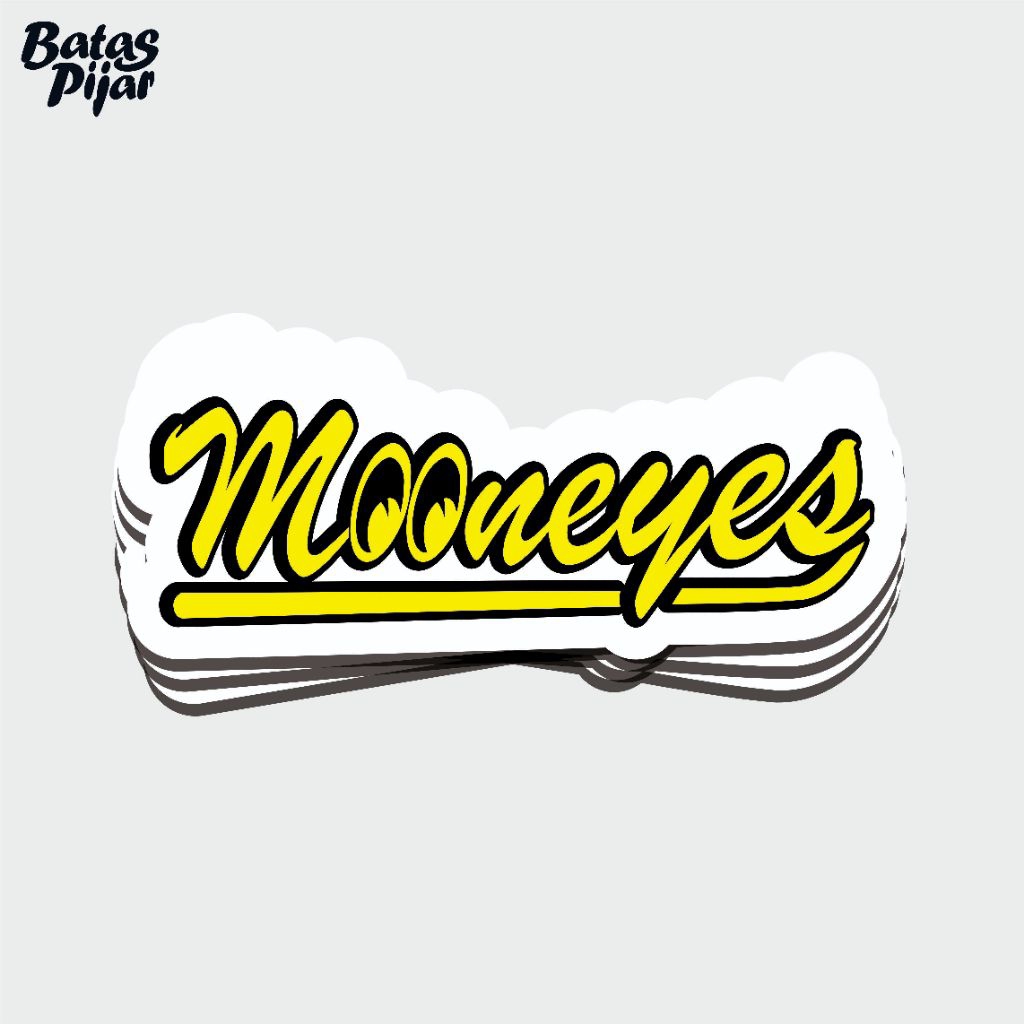 Jual Sticker Mooneyes - Cutting Sticker Vinyl Glossy Moon Eyes - Sticker Custom - Stiker Anti ...