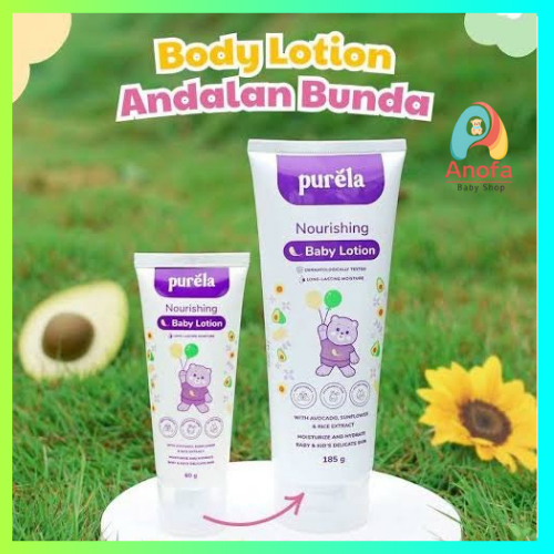 Jual PURELA Nourishing Baby Lotion 60gr / 185gr - Lotion Pencerah Kulit ...