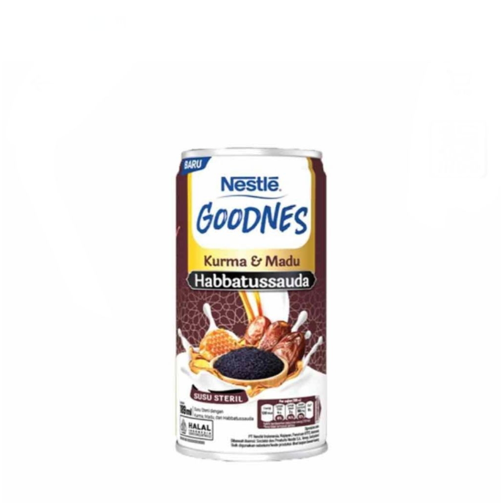 Jual Nestle goodness susu cair kurma & madu habbatussauda kaleng 189 ml ...