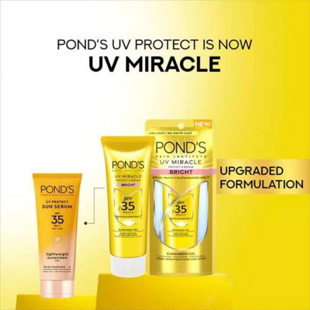 Jual pond's UV protect sunscreen sun serum spf 35 30g/Kemasan Sachet uk ...