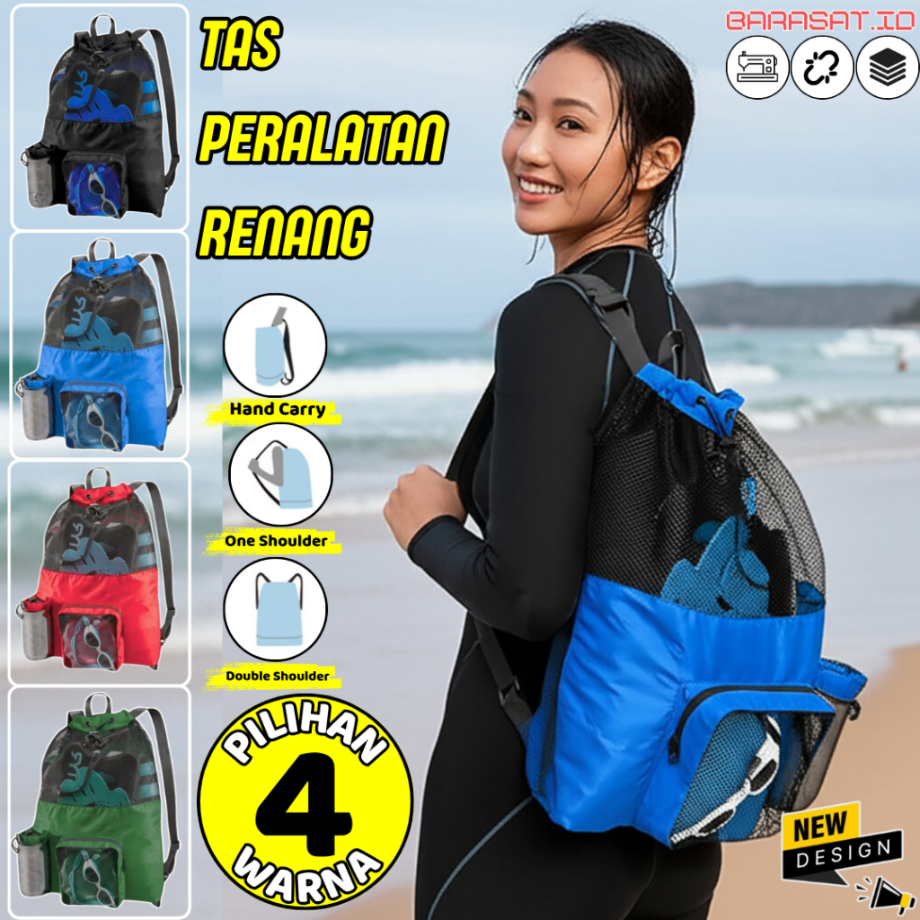 Jual Tas Ransel Swimming Kantong Peralatan Untuk membawa Alat Lengkap ...