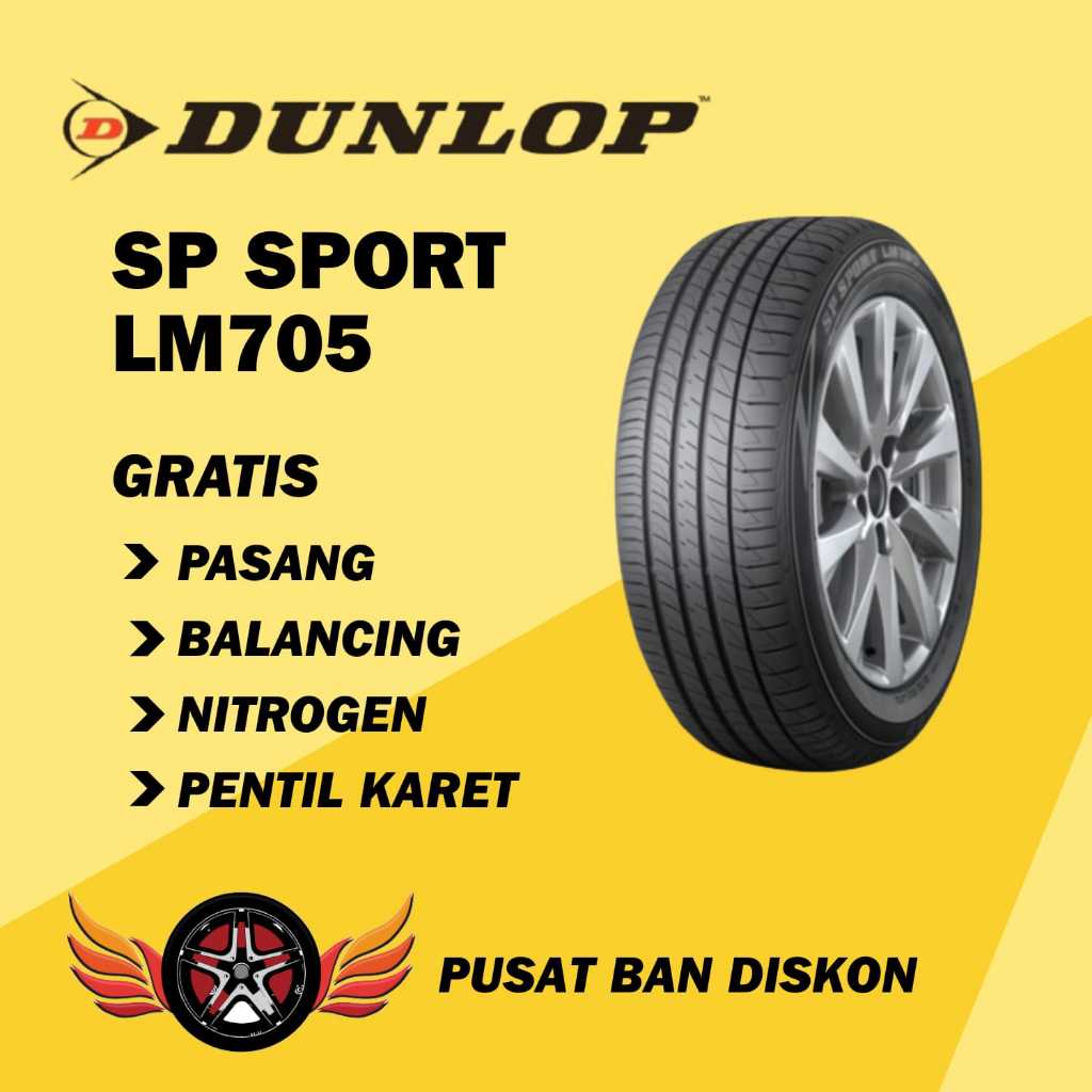 Jual Ban mobil Dunlop 235 55 R18 Sp Sport Lm705 Cr-v Alphard | Shopee Indonesia
