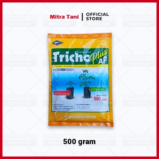 Jual TRICHO PLUS AP Fungisida Obat Layu Fusarium Original 500 Gram ...