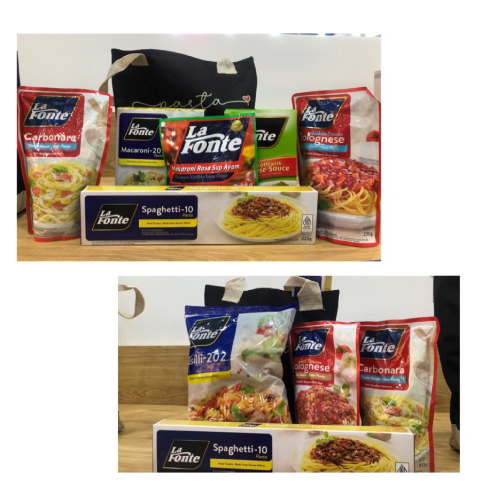 Jual Paket La Fonte spaghety / jastip PRJ 2025 / tas viral PRJ 2025 ...