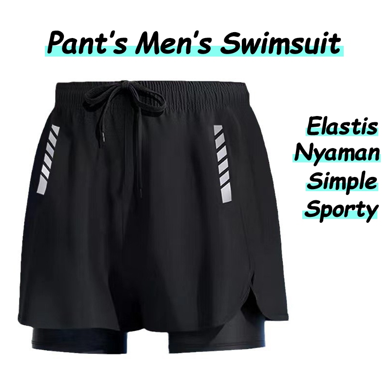 Jual Celana Renang Pria Dewasa Pant's Short Swimming Men's Boxer ...