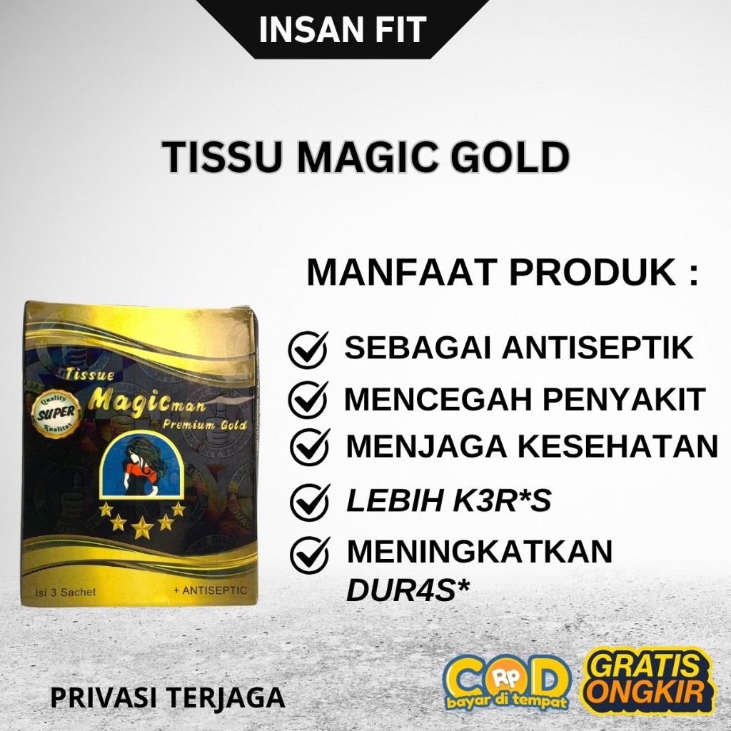 Jual Tissu Magic Gold Tisu Mejik Antiseptic Tahan Lama Kuat Puas Tisu ...