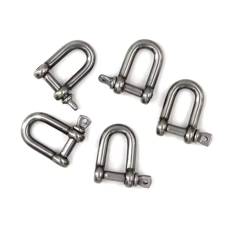 Jual D Shackle Screw Pin Type 5mm Stainless Steel / Segel Dee Straight ...
