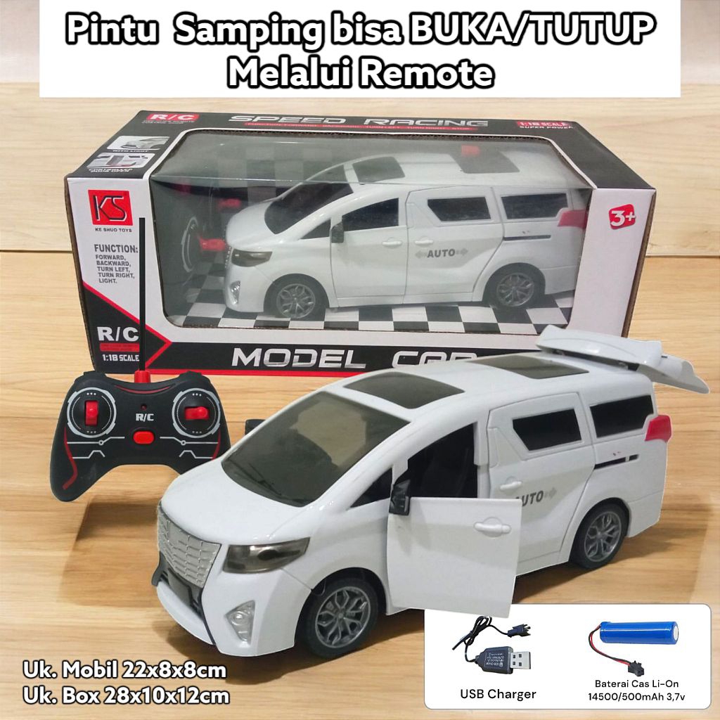 Jual Mobil Remote Control RC Toyota Alphard Bisa Buka Tutup Pintu ...