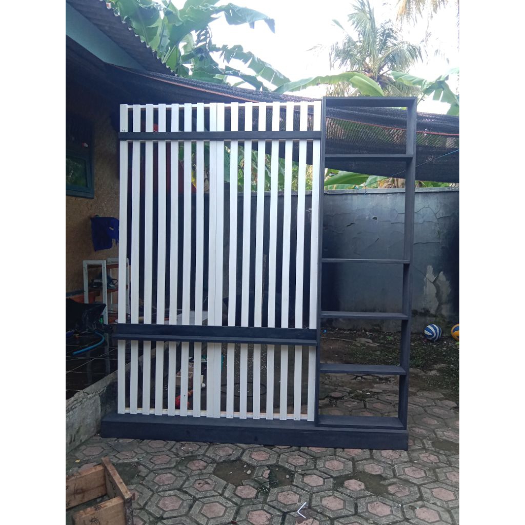 Jual penyekat ruangan partisi dekorasi rak sekat ruangan realpick ...