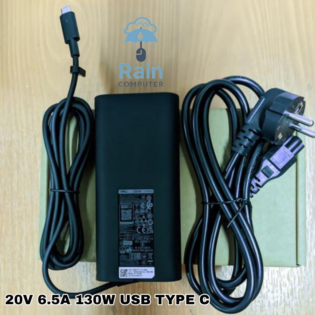 Jual ORIGINAL Adaptor/Charger Laptop Dell 5401 20V 6.5A 130W USB TYPE C ...