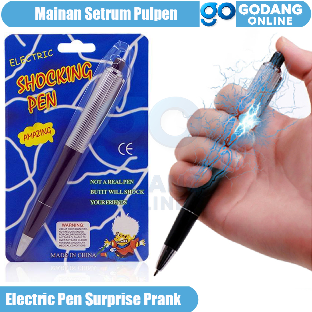Jual Mainan Setrum Pulpen Palsu Shocking Pen - PN021 Electric Pen ...