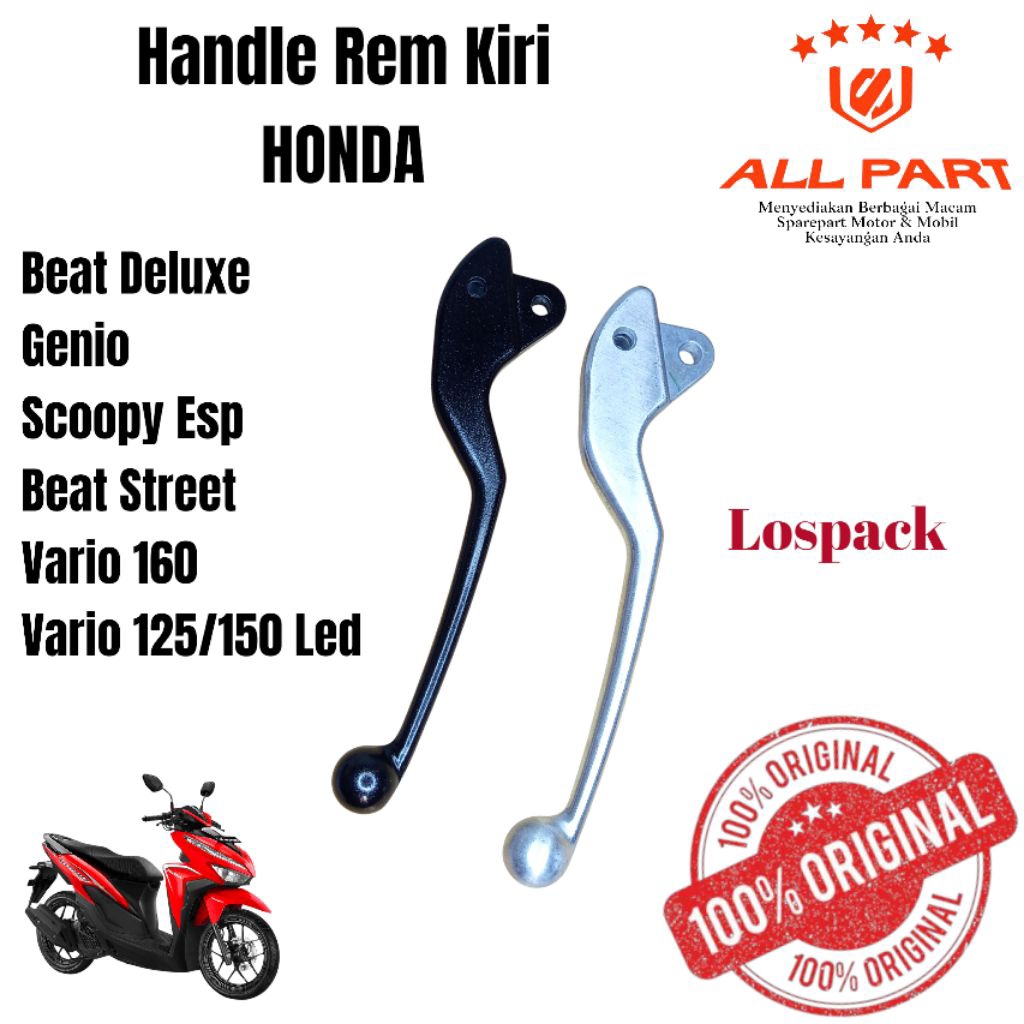 Jual ( ORIGINAL) Handle rem kiri LH honda beat deluxe genio scoopy esp ...