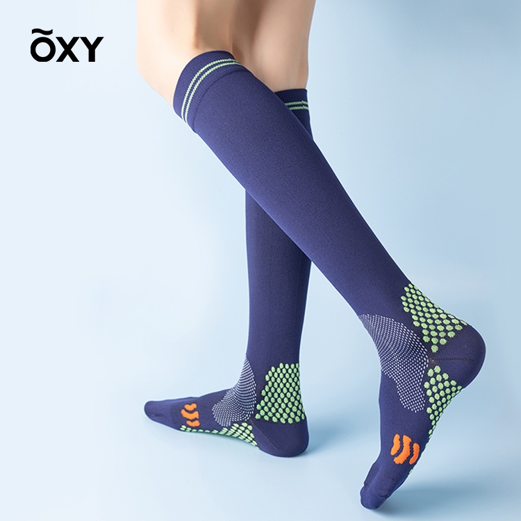 Jual OXY Compression Socks For Running Knee High / Kaus Kaki Kompresi ...