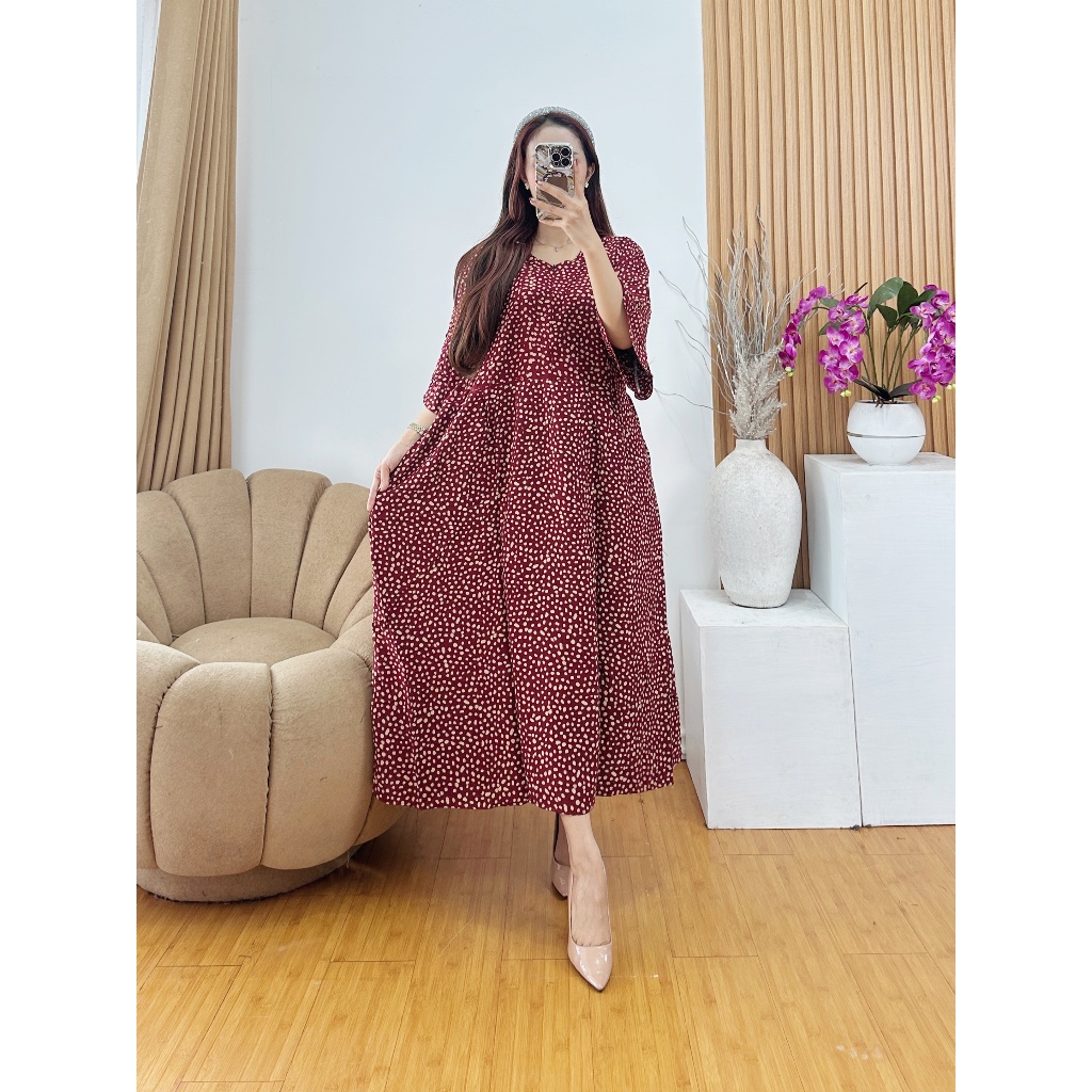 Jual Daster Rayon Premium Jumbo Ld 120 - Lengan 3/4, Motif Batik ...