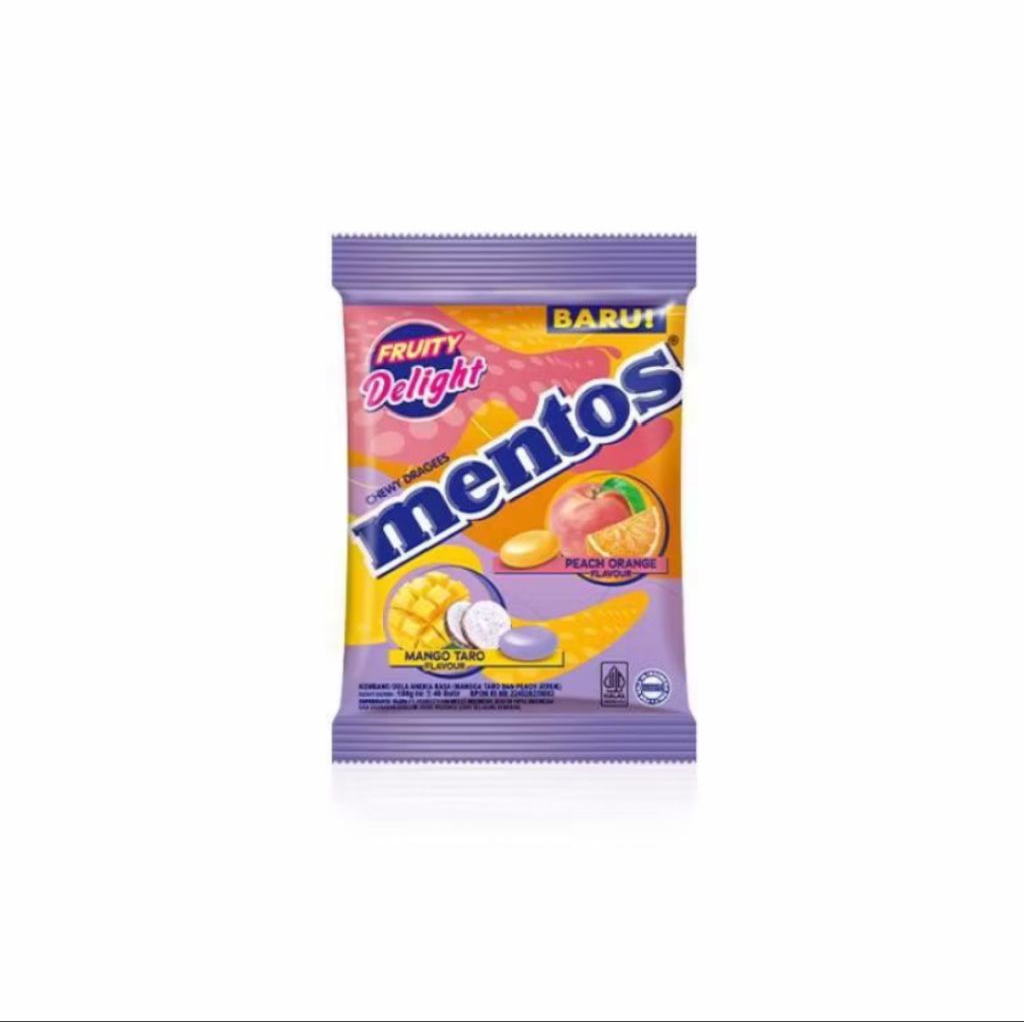 Jual Permen Mentos Fruity Delight Isi 50 butir | Shopee Indonesia