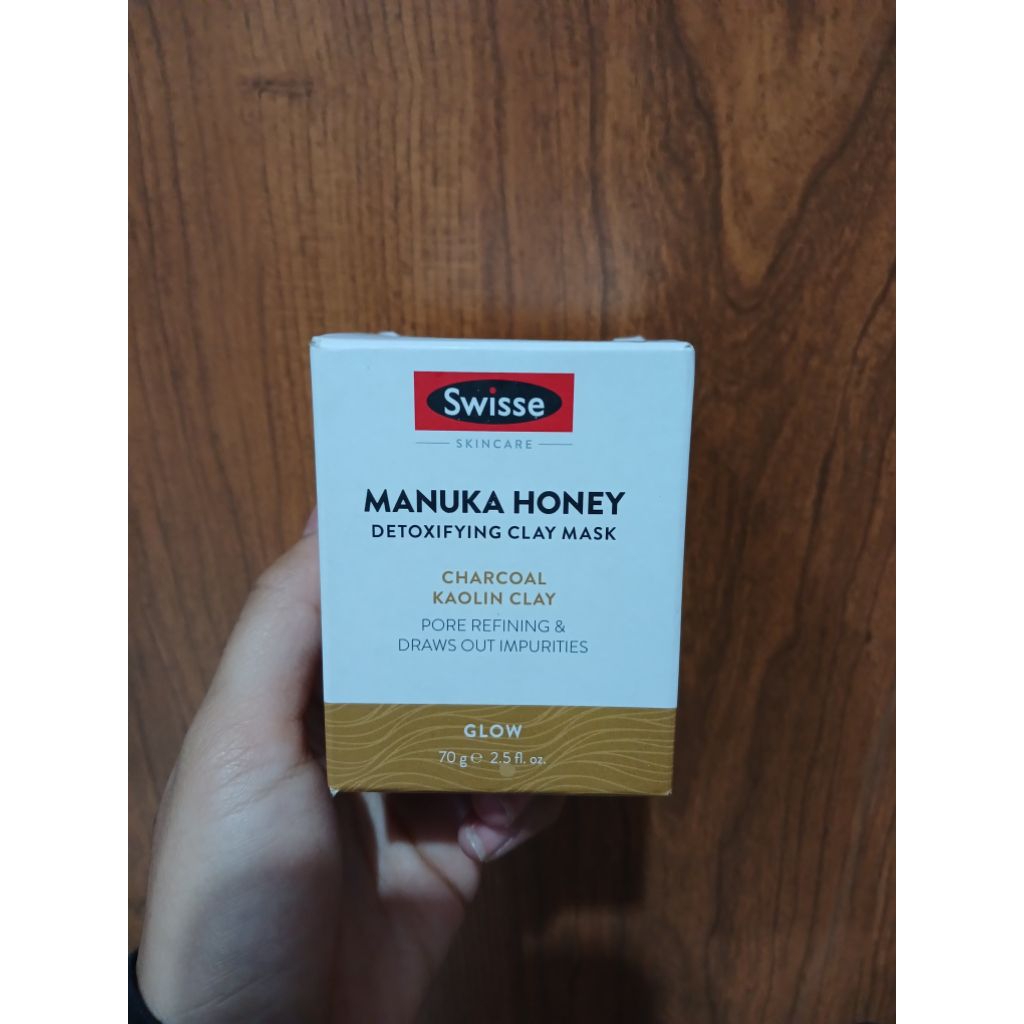 Jual Swisse Manuka Honey Detoxifying Clay Mask Glow 70g | Shopee Indonesia