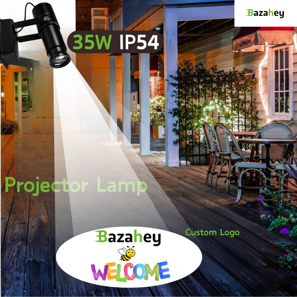 Jual 35W Custom GOBO LED Logo Projector Waterproof IP54 – Indoor and ...