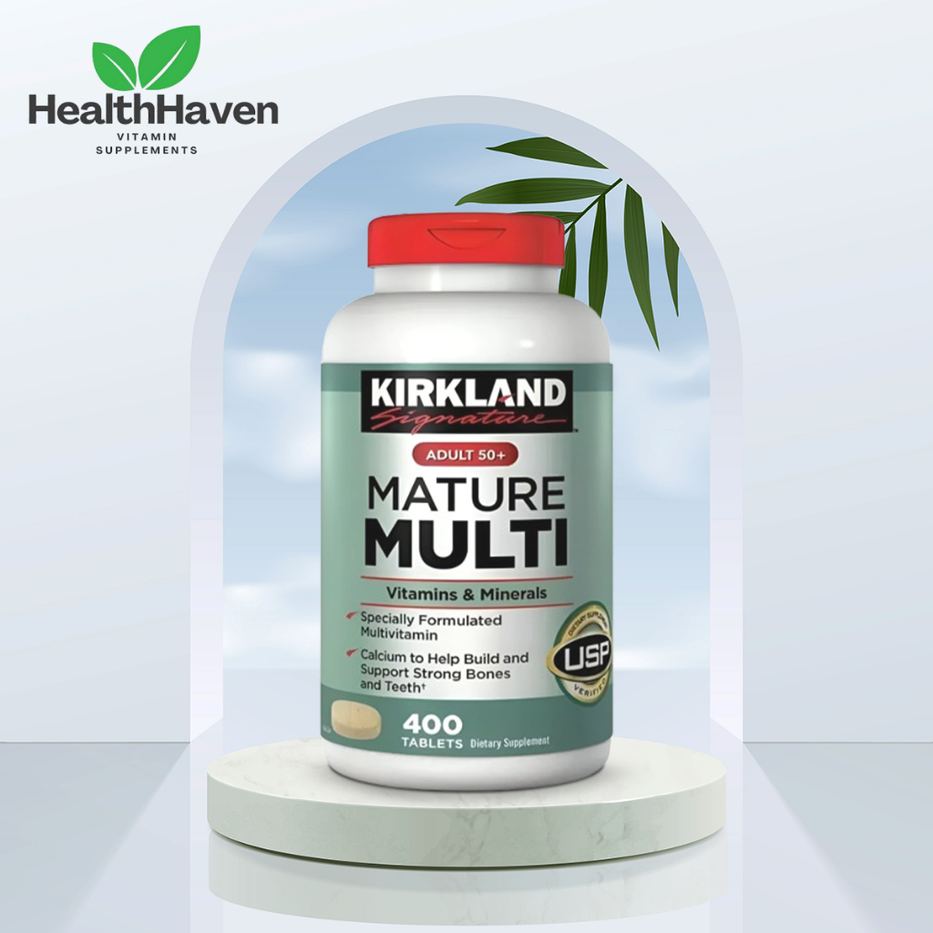 Jual Kirkland Signature Adult 50+ Mature Multi Isi 400 Tablets ORIGINAL ...