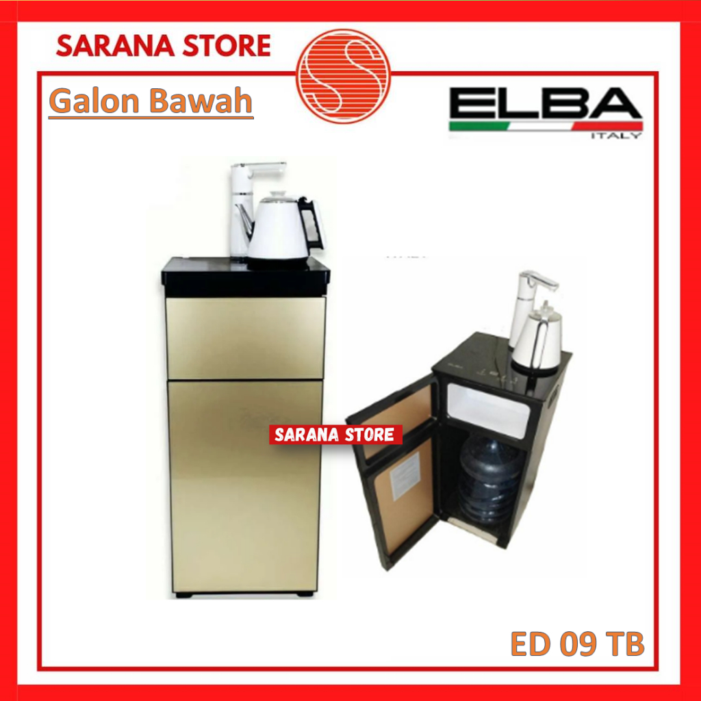 Jual ELBA Water Dispenser Galon Bawah ED 09 TB Dingin, Panas & Normal ...