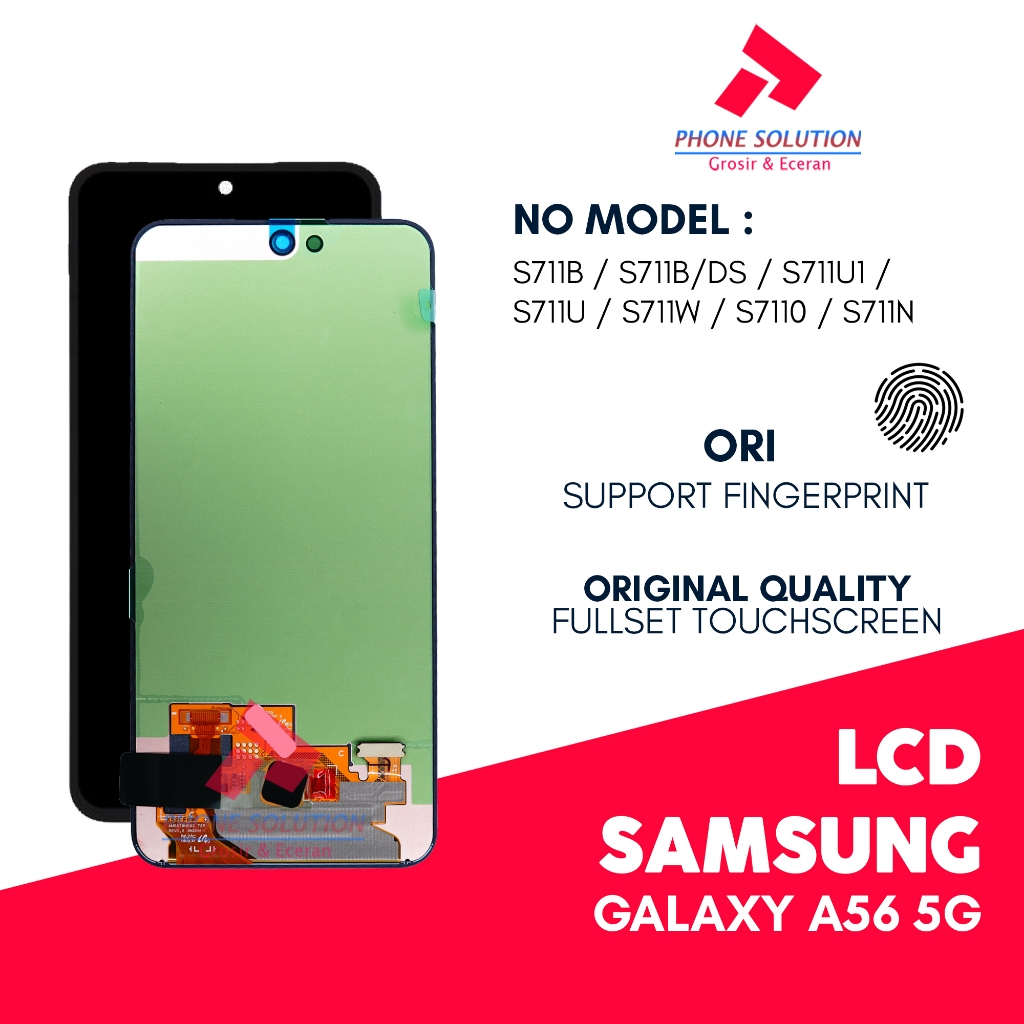 Jual LCD Samsung A56 5G - Finger Print Fullset Touchscreen | Shopee ...