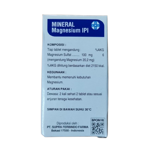 Jual Magnesium ipi Mg Botol isi 45 tablet | Shopee Indonesia