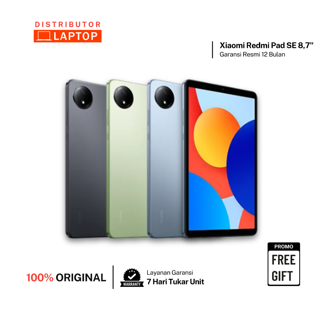 Jual Tablet Xiaomi Redmi Pad SE 8.7 4GB/128GB inch 90Hz WiFi | Shopee ...