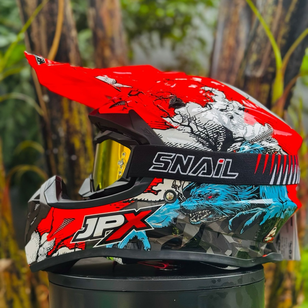 Jual Helm Cross JPX X14 Red Original | Shopee Indonesia