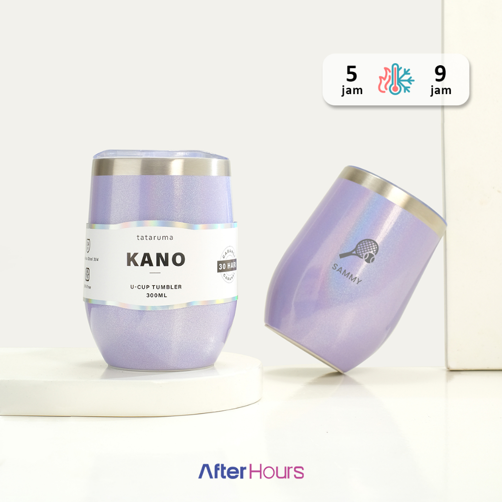 Jual AFTER HOURS [GRAFIR CUSTOM] Kano Lilac Hologram - Tumbler Unicorn Purple 300ml Tahan Panas ...