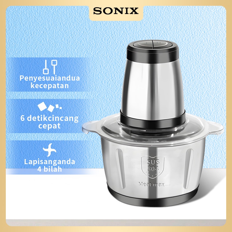 Jual Sonix Chopper Blender SBC02 Daging Penggiling Meat Blender 2L ...