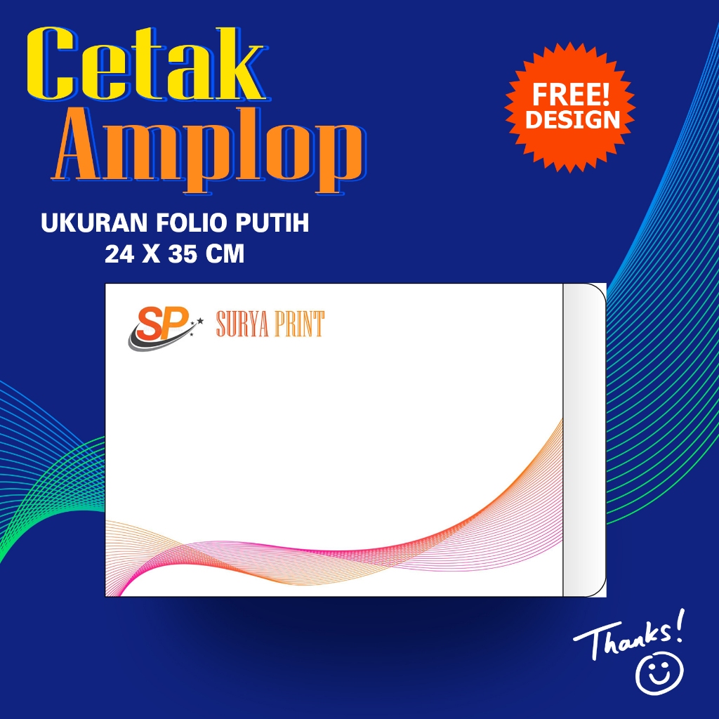 Jual CETAK AMPLOP F4 / FOLIO PUTIH SEAL (PEREKAT) MURAH | Shopee Indonesia