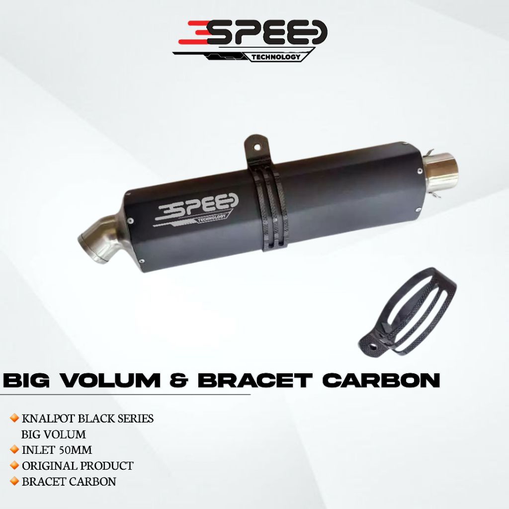 Jual 3speed exhaust | knalpot racing big volume original 3speed 35cm ...
