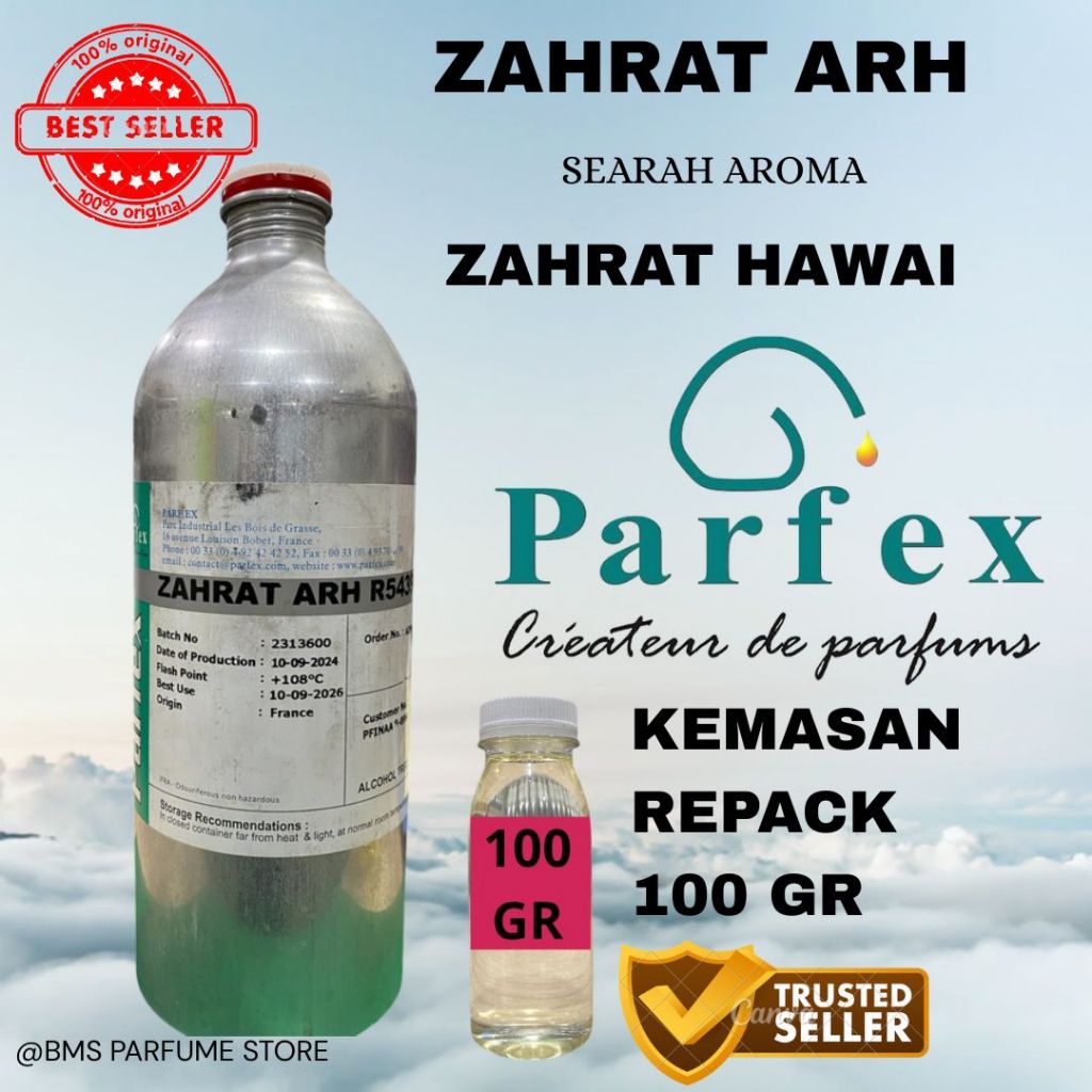 Jual 100 GR REPACK ZAHRAT ARH BY PARFEX SEARAH ZAHRAT HAWAII BIBT MURNI ...
