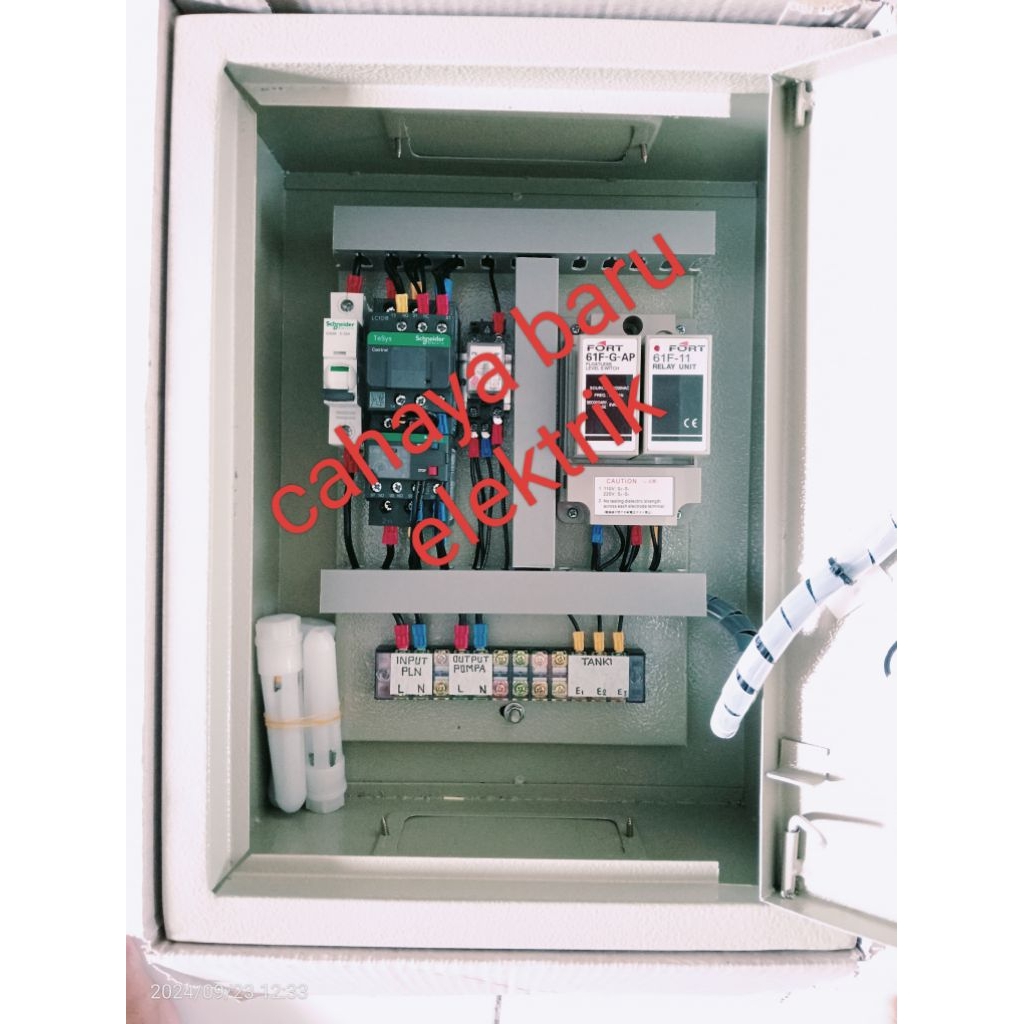 Jual Panel pompa 1 phase 1 tanki (sumur kering pompa mati) pompa banjir ...
