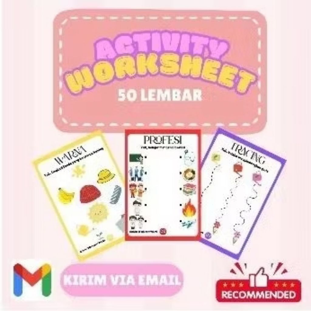 Jual 50 Halaman Worksheet Edukasi Anak 2 Tahun+ | Mengenal Warna, Hewan ...
