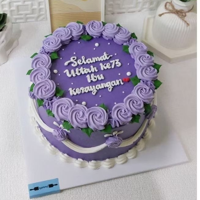 Jual Kue Ulang Tahun Bunga / Buttercream Flower Cake | Shopee Indonesia
