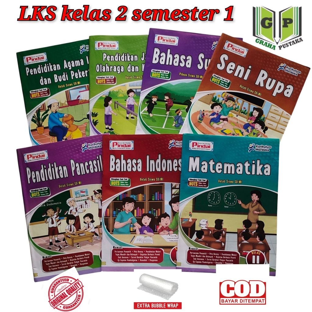 Jual LKS kelas 2 SD semester 1 kurikulum merdeka - CV Arya Duta ...