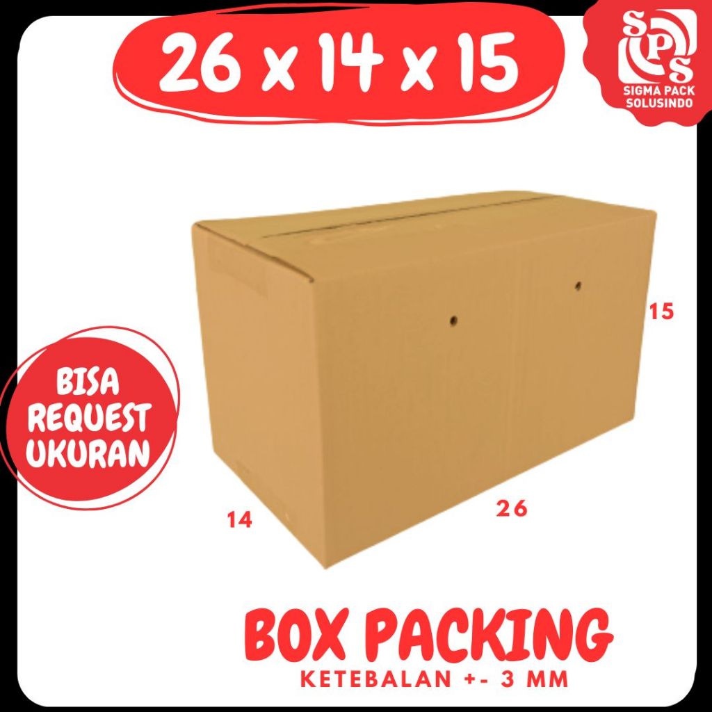 Jual Kardus AMDK 26x14x15 Siplah isi 24 @120ml Packing Dus Kotak ...