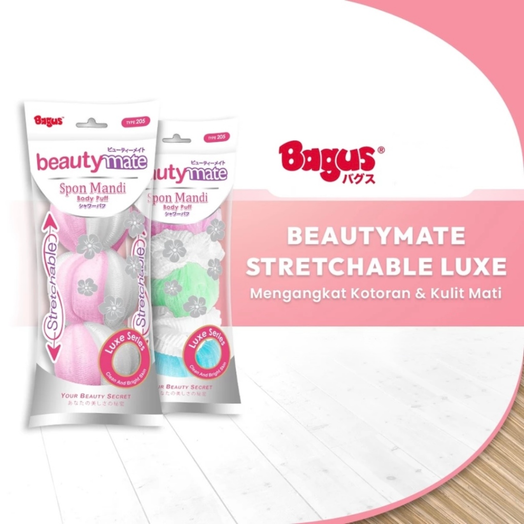 Jual BAGUS Beautymate Spons Tipe 205 / 201 Busa Spons mandi Badan Tubuh ...