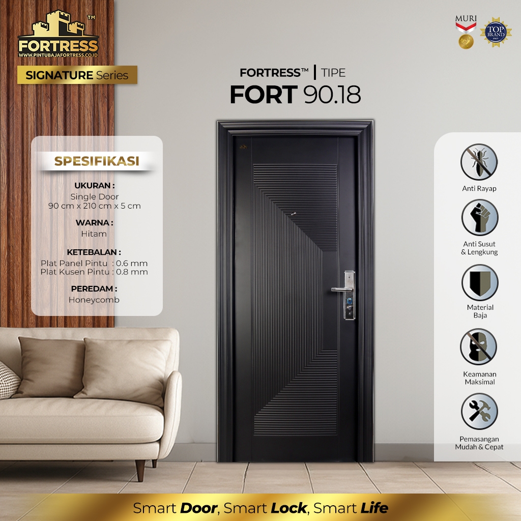 Jual PINTU BAJA FORTRESS TYPE FORT 90 BLACK SERIES - LUAR JABODETABEK ...