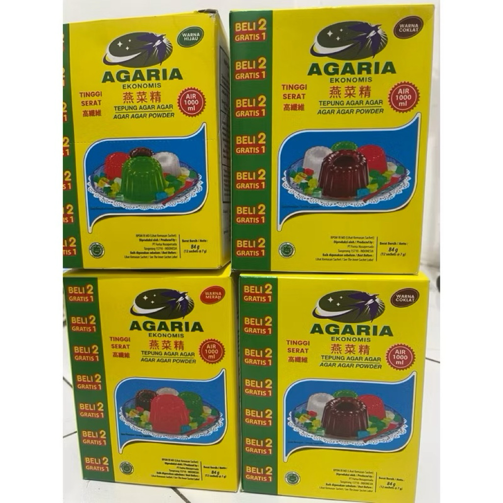 Jual AGAR AGAR cap COCO matahari dua walet | Agaria | swallow sun | cap ...