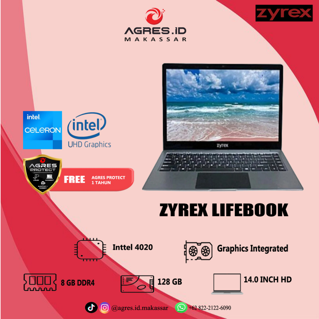 Jual ZYREX LIFEBOOK N4020 8GB 128GB WIN11PRO 14" GREY | Shopee Indonesia