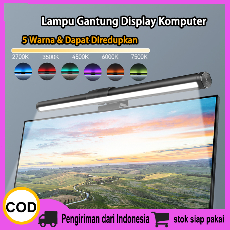 Jual Komputer Bilah Lampu Monitor LED Lampu Gantung Layar RGB Lampu ...
