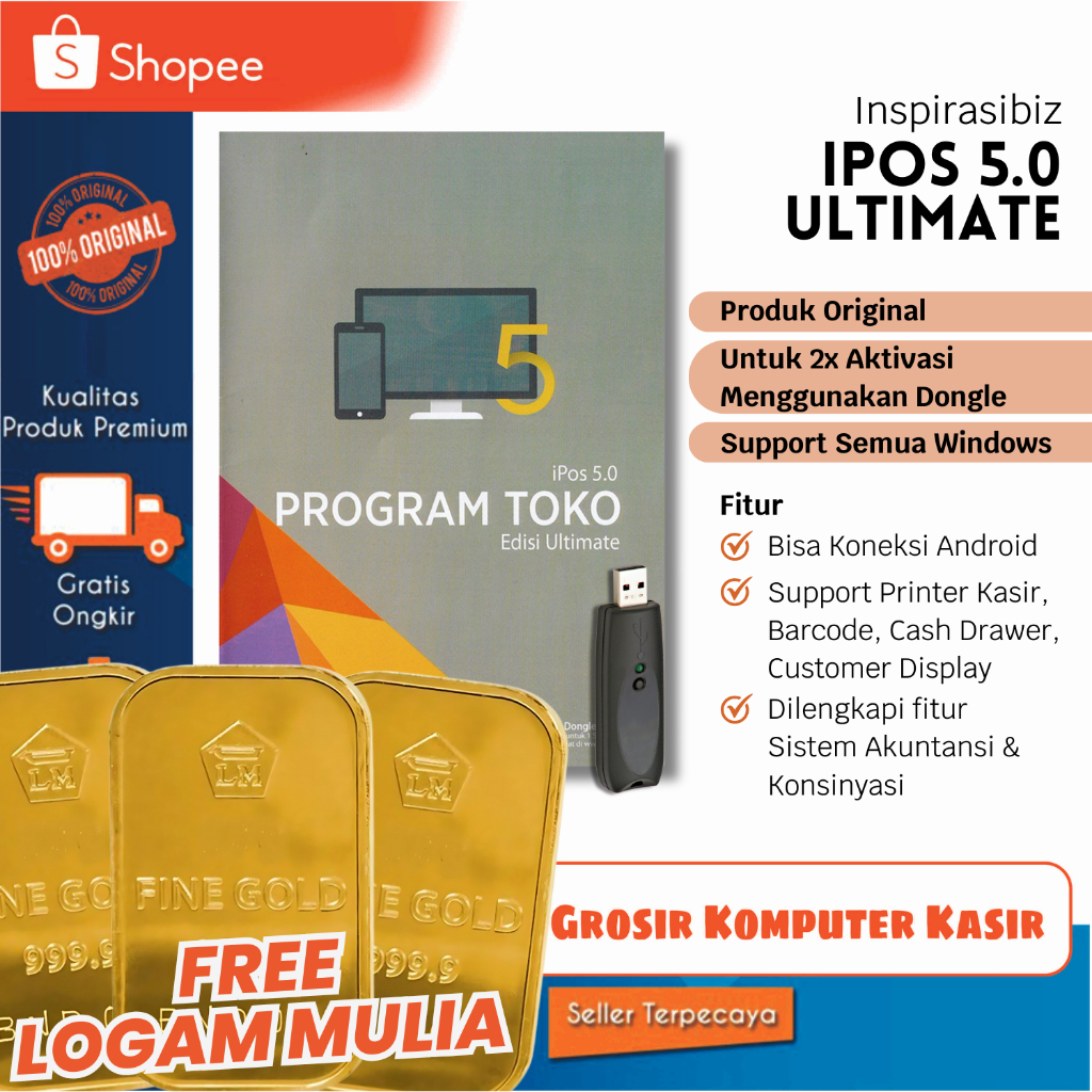 Jual Program Kasir Toko IPOS 5 Ultimated [DONGLE EDITION] | Program Kasir IPOS 5 | Program Kasir ...