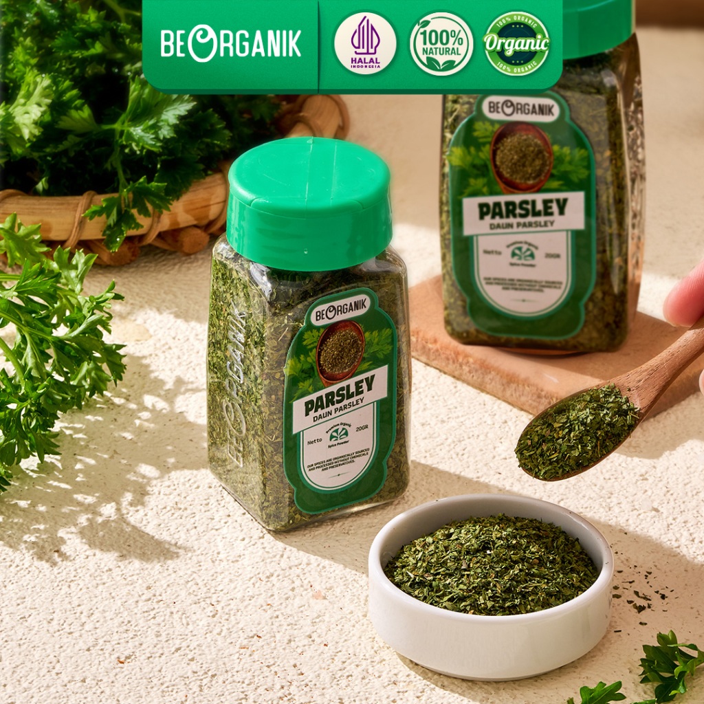 Jual BEORGANIK DRIED PARSLEY FLAKES / PARSLEY KERING | Shopee Indonesia