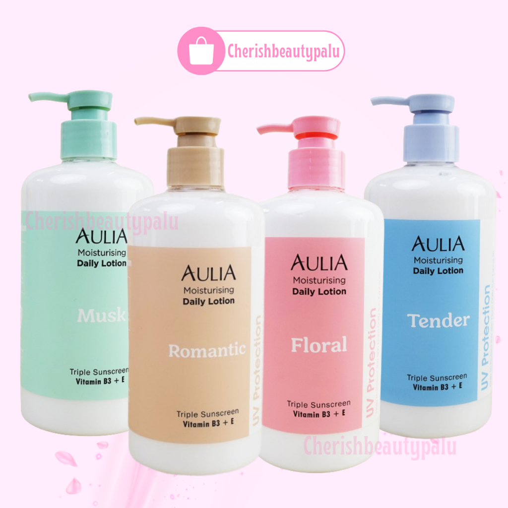 Jual Aulia Body Lotion 500ml with Sunscreen and UV Protection | Shopee ...