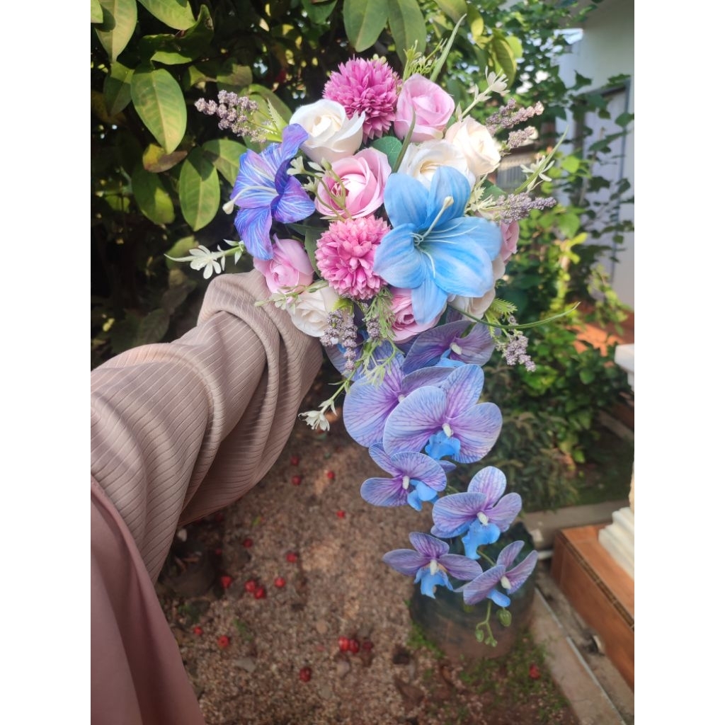 Jual (READY STOCK) Wedding Bouquet Buket Bunga Tangan Pernikahan ...