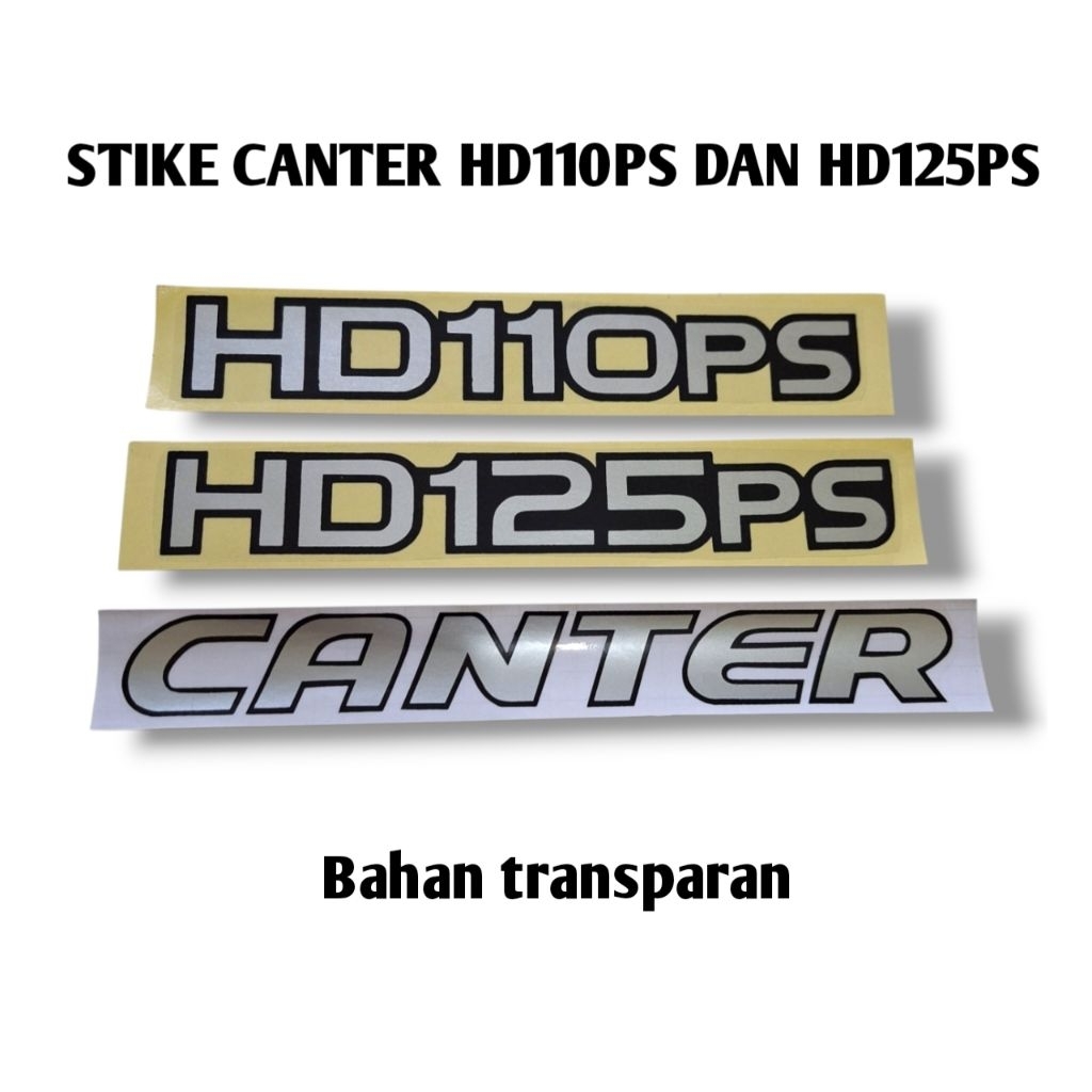 Jual Stiker canter / stiker HD 125ps / Stiker HD 110PS | Shopee Indonesia