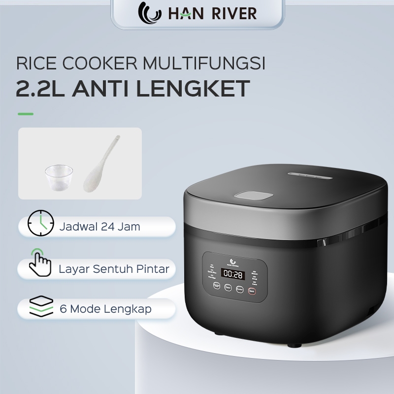 Jual HAN RIVER Rice Cooker 2.2L Magic Com 6 Mode Masak/Anti Lengket ...