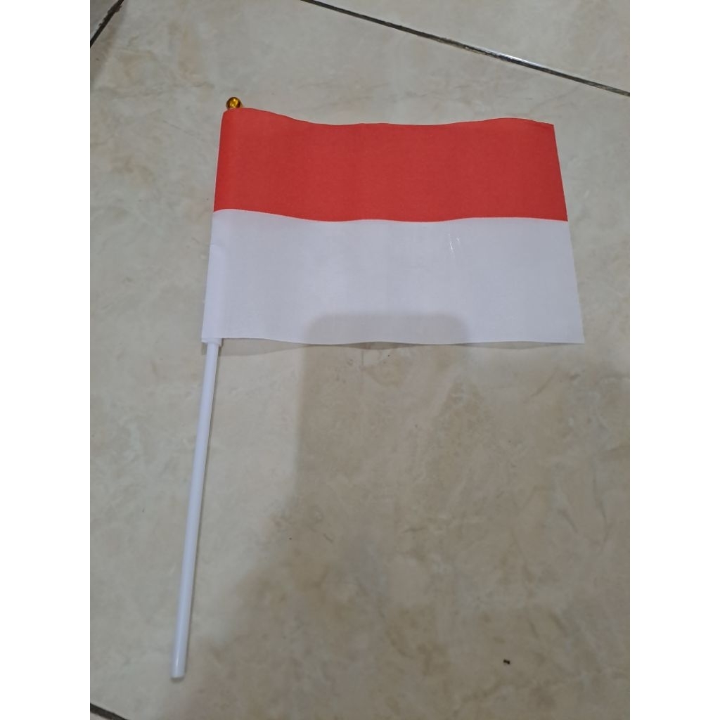 Jual Harga 1pcs Bendera merah putih kain kecil 14×20cm Bendera ...